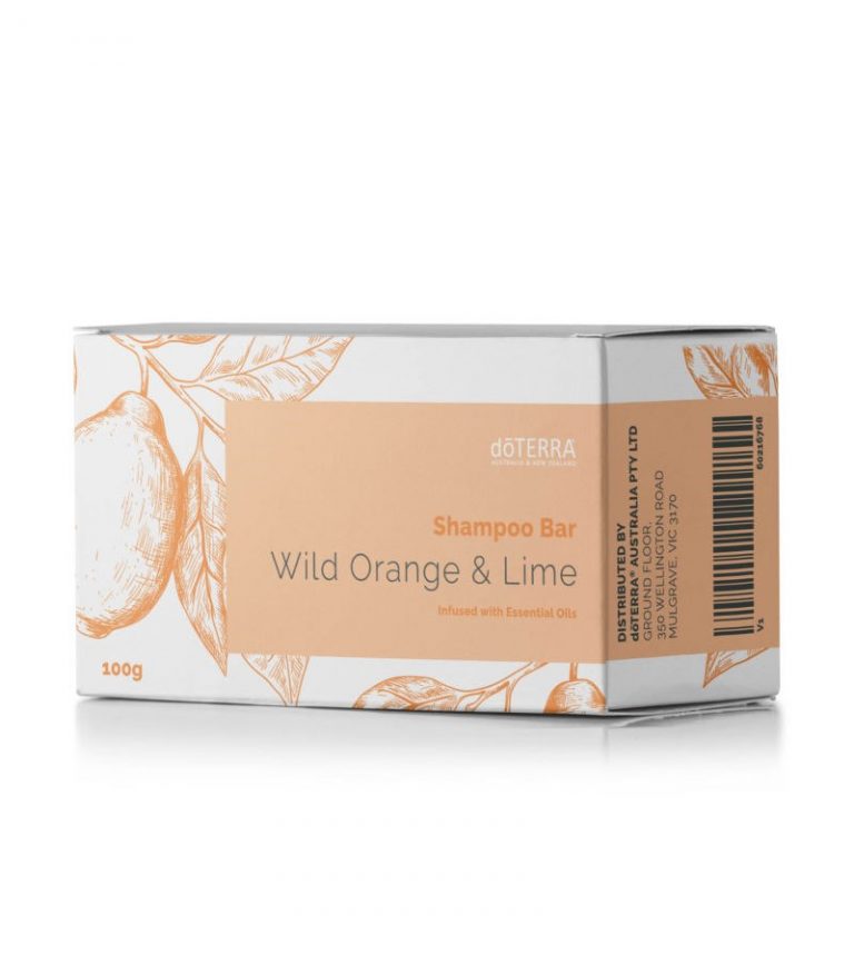 doTERRA Wild Orange and Lime Shampoo Bar 100g - Essential Health NZ